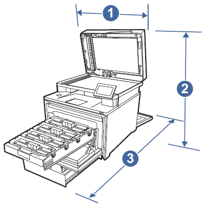 HP Color LaserJet Pro MFP 4301, 4302, 4303 - Setting up the printer ...