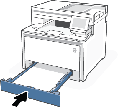 HP Color LaserJet Pro MFP 4301, 4302, 4303 - Setting up the printer ...