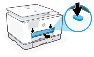 HP OfficeJet Pro 9130 Printers - 'Paper Jam' error | HP® Support
