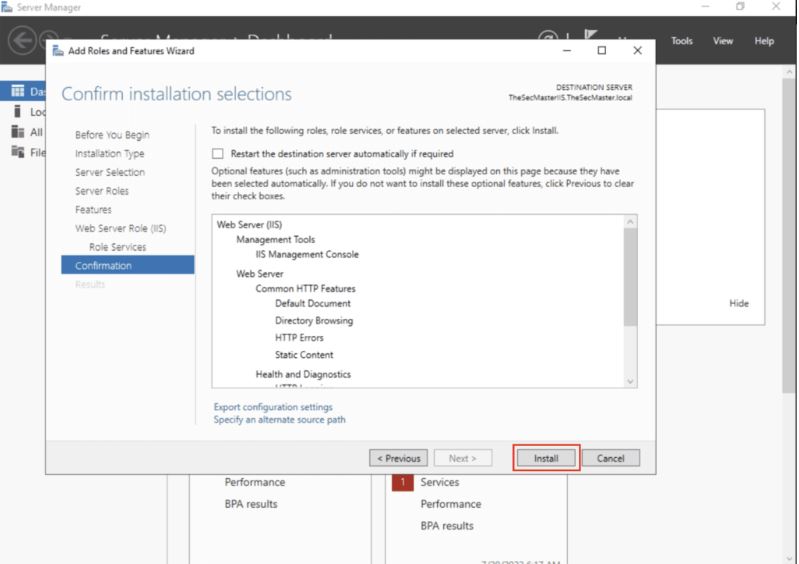 How to Configure an IIS server | HP® Customer Support
