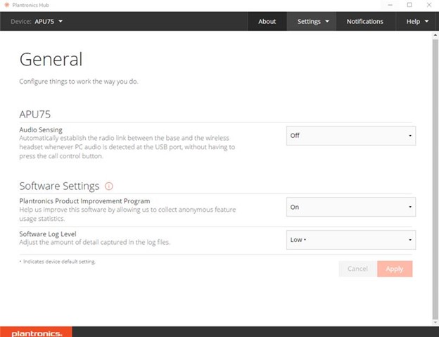 APU-75 WITH CS500: HEADSET DROPS CONNECTION AFTER PRESSING THE CALL ...