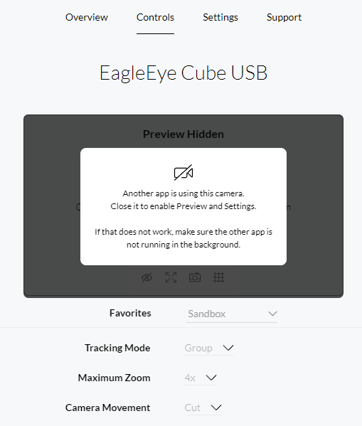 Poly Lens Desktop App Displaying “another App is Using This Camera ...