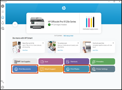 HP OfficeJet Pro 9110, 9120, 9130 Printers - Color or black ink not printing, other print ...
