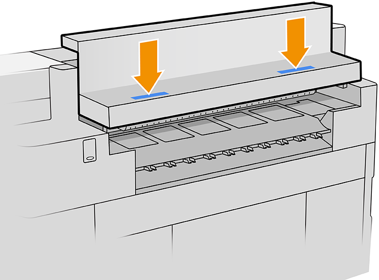 Paper jam in the stacker accessory | HP® Support