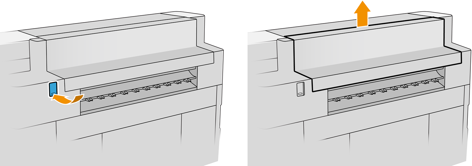 Paper jam in the stacker accessory | HP® Support