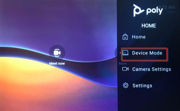 Use device mode in Teams as provider. | HP® Support
