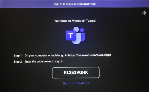 Sign in to the Teams Room. | HP® Support
