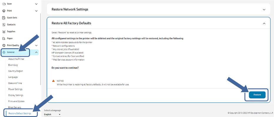 HP Color LaserJet Pro 4201, 4202,4203 and MFP 4301, 4302, 4303 - F0.XX.XX.XX error ...
