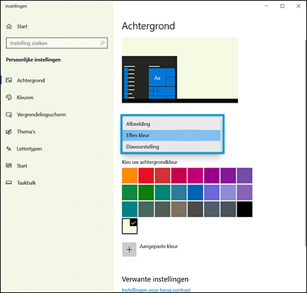 HP pc's - Beeldscherminstellingen, achtergrondafbeelding, pictogrammen ...