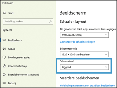 HP pc's - Beeldscherminstellingen, achtergrondafbeelding, pictogrammen ...