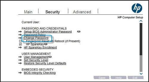 HP Notebook PCs - Managing the administrator password in UEFI BIOS | HP® Customer Support