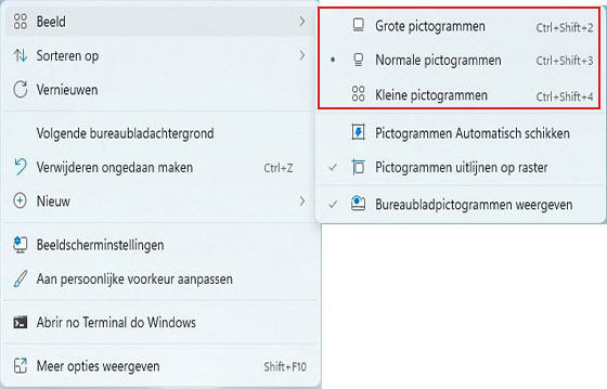 HP pc's - Beeldscherminstellingen, achtergrondafbeelding, pictogrammen ...