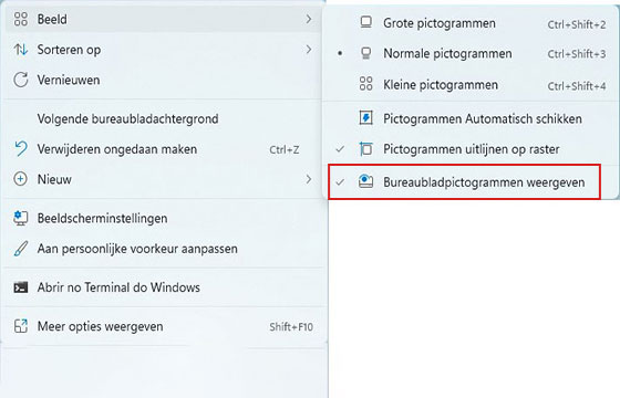 HP pc's - Beeldscherminstellingen, achtergrondafbeelding, pictogrammen ...