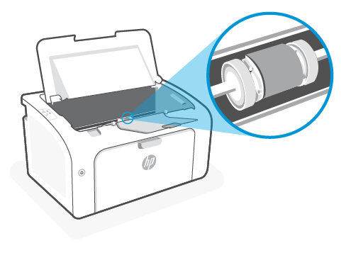 HP LaserJet Pro P1106, P1108 plus Printers - 'Out of Paper' displays, printer does not pick ...