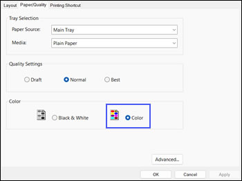 Can't print in color on select HP DeskJet, ENVY, and OfficeJet printers ...