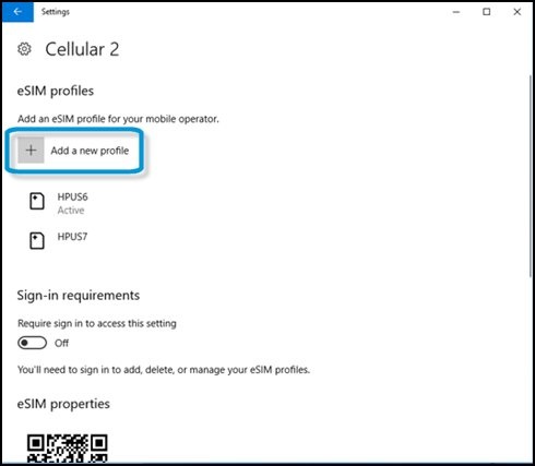HP PCs - Connecting to a mobile network using an eSIM (Windows 11, 10) | HP® Support