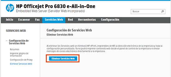 Impresoras HP - Gestión de la conexión a Internet de la impresora ...