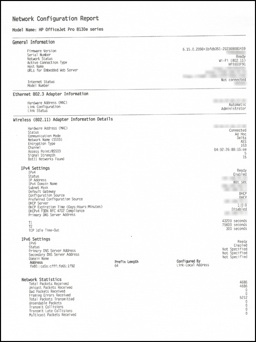 HP OfficeJet Pro 8120, 8130 Printers - Printing self-test pages | HP ...