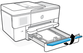 HP OfficeJet Pro 9720 Printers - 'Out of Paper' displays, printer does ...
