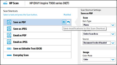 Scan from the control panel on HP OfficeJet Pro, Color LaserJet Pro ...