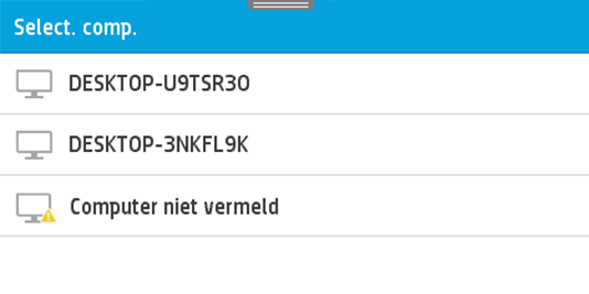 Scannen vanaf het bedieningspaneel op HP OfficeJet Pro, Color LaserJet ...