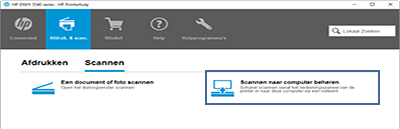 Scannen vanaf het bedieningspaneel op HP OfficeJet Pro, Color LaserJet ...