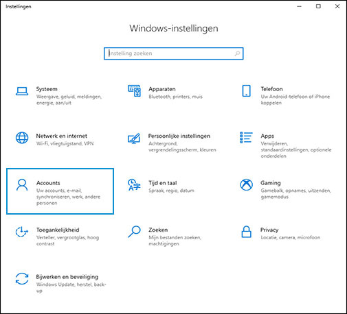HP pc's - Gebruikersaccounts en aanmeldingen beheren in Windows 10 | HP® ondersteuning
