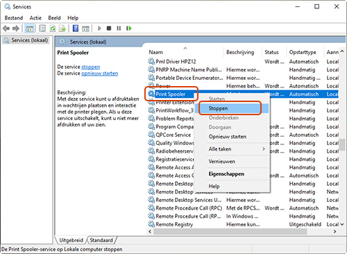 HP printers - Afdruktaken zitten vast in de afdrukwachtrij (Windows ...