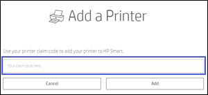 Utiliser le code d'enregistrement de l'imprimante | Assistance HP®