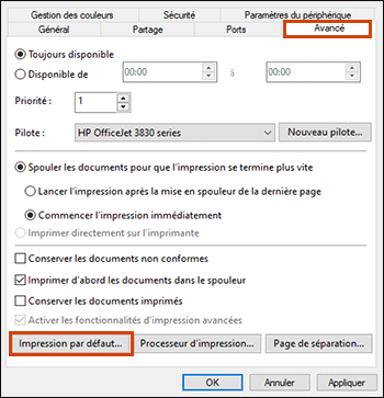 Guide des paramètres d'impression HP | Assistance HP®