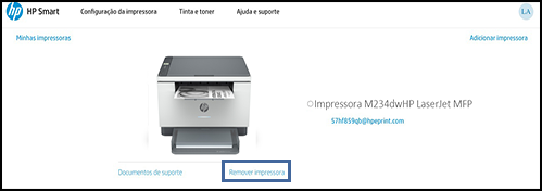 Erros no aplicativo HP Smart durante a configuração e o registro de ...