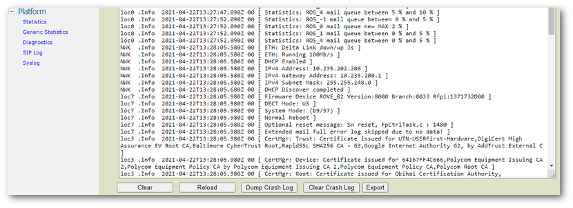 How to Collect Rove DECT IP Phone Logs Using Syslog. | HP® Customer Support