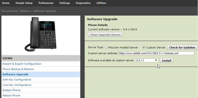 VVX x50 Software Stream Conversion Guide (UCS to OBi Edition). | HP ...