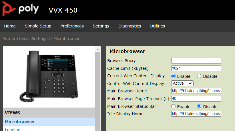 Idle Display Refresh Period (mb.idleDisplay.refresh) not being updated ...