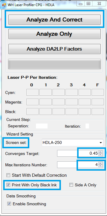 Appendix A - Manually calibrating the scan band with the CPG external ...