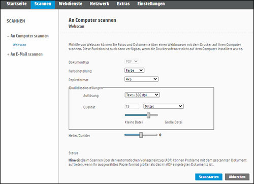 Verwenden des Embedded Web Server (EWS) des HP Druckers | HP® Support