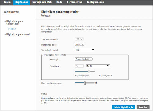 Use o servidor da Web incorporado (EWS) da impressora HP | Suporte HP®