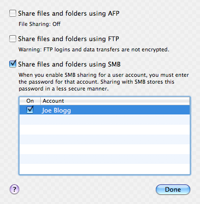 Example: Create a scan-to-network folder under Mac OS X | HP® 지원