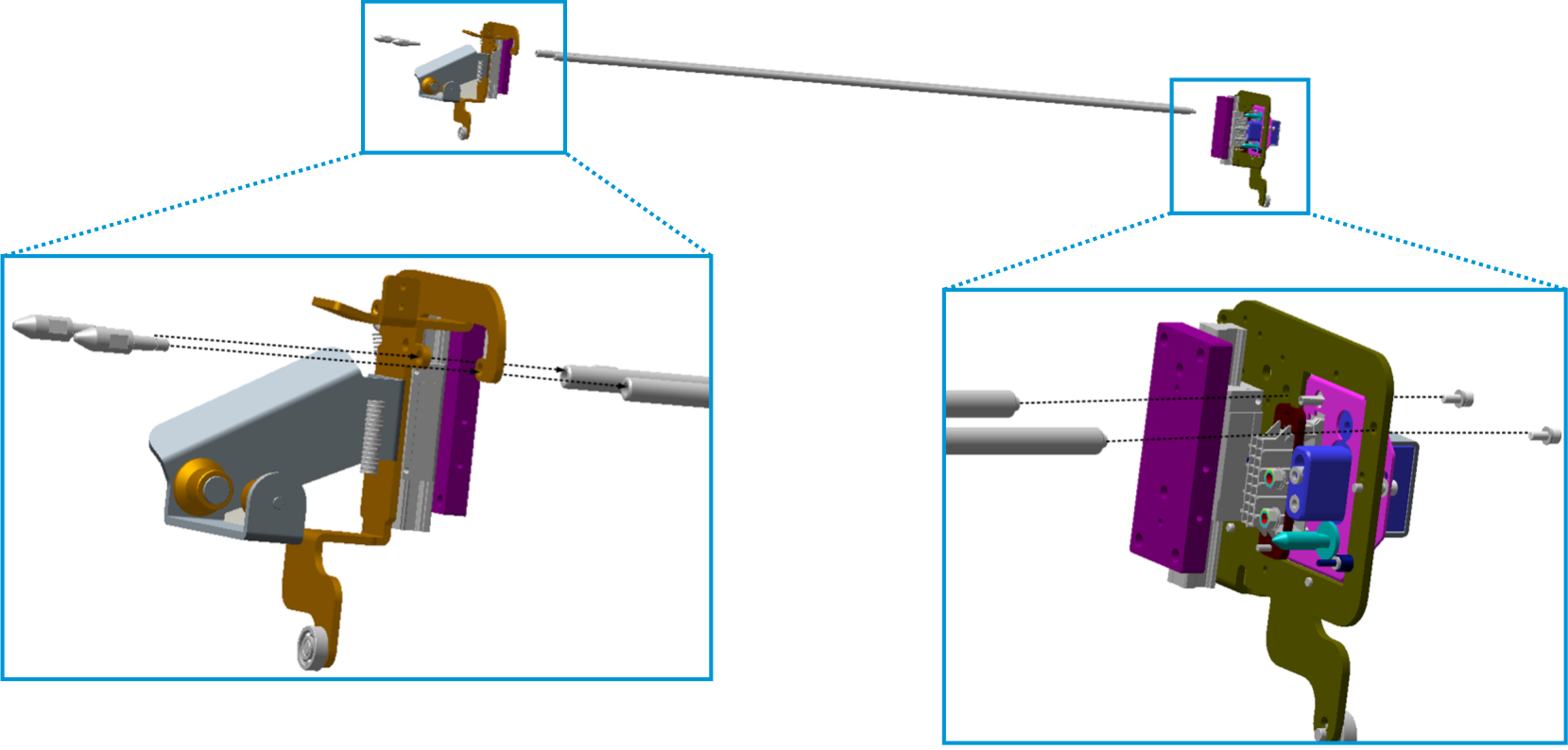 Replacing the charge roller rails and/or engage mechanisms | HP ...