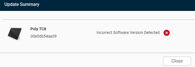 Poly TC8 Becomes Inoperable After Updating Firmware | HP® Support
