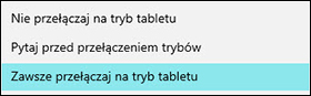 Komputery przenośne HP – Przełączanie między trybami tabletu i pulpitu ...