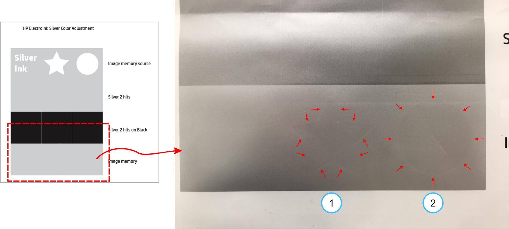 Silver color appearanceand adjustments | HP® Customer Support
