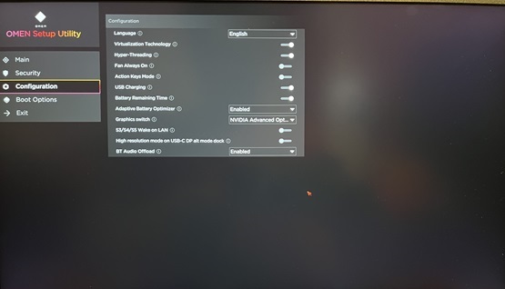 PC HP - Información sobre la utilidad de configuración y las opciones ...