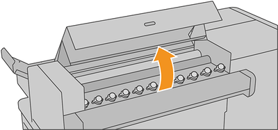 Paper jam on the fan-folding path | HP® Support