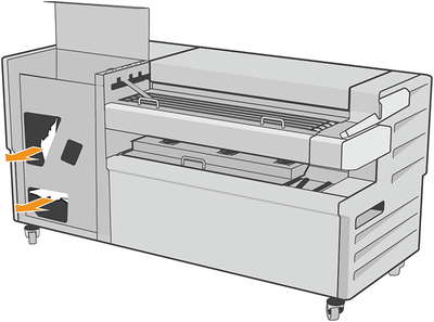 Paper jam on the cross-folding path | HP® Support