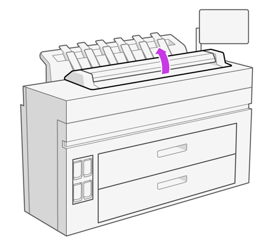 Paper Jam - HP DesignJet XL 3800 Multifunction Printer Series | HP® Support