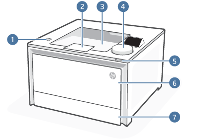 HP Color LaserJet Pro 4201-4203 - Setting up the printer | HP® Support