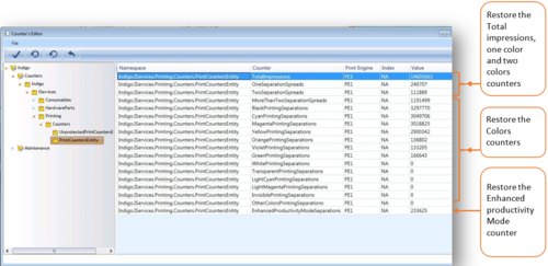 Appendix 3 – Restoring the press counters | HP® Customer Support