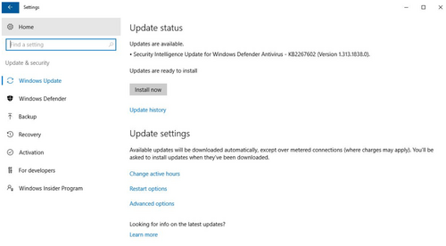 Windows updates and install hot fixes | undefined