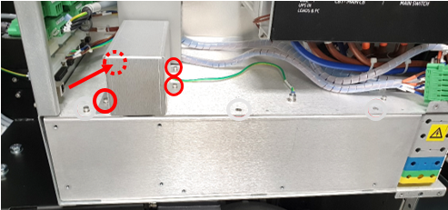Replacing the line filter lock nutsand the terminal block | HP® Support